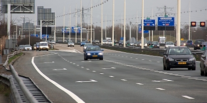 Zes op tien snelwegongevallen vindt plaats bij op- of afrit